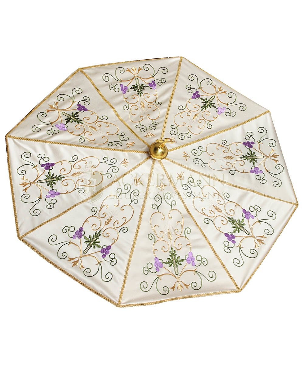 Processional Umbrella With Eucharistic Symbols,accessories for Church ...
