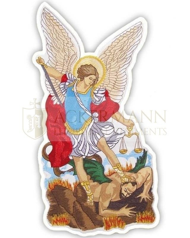 Large Embroidered Applique St. Michael Archangel,liturgical Church ...