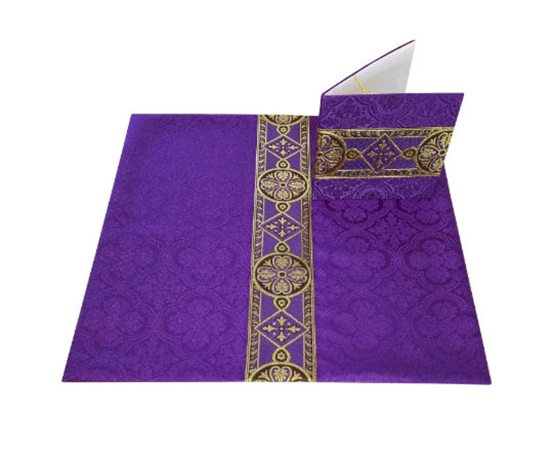 Set of 4 Burses and Chalice Veils,four Colors Set White, Green, Purple ...