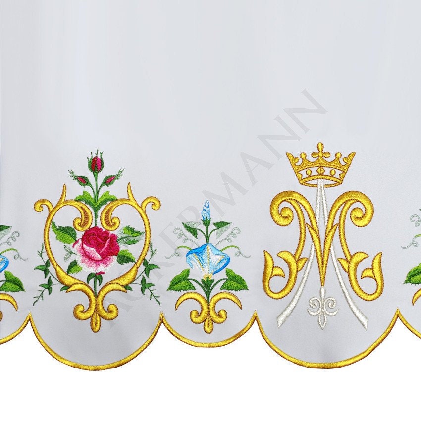 Church Altar Cloth Marian,accessories for Church Celebrations,catholic ...