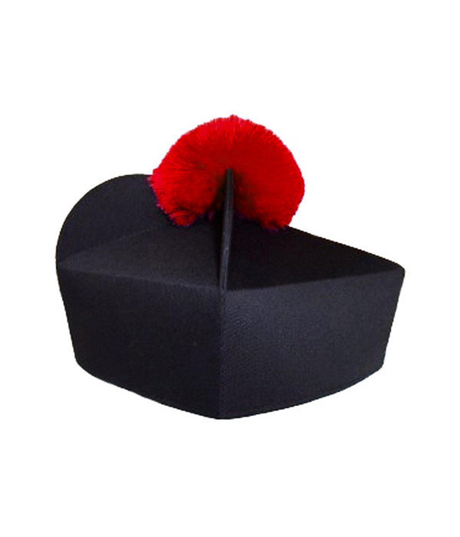 Three Peaked Birett,biretta 3 Corners With Pom-pom,colors Black,rose ...