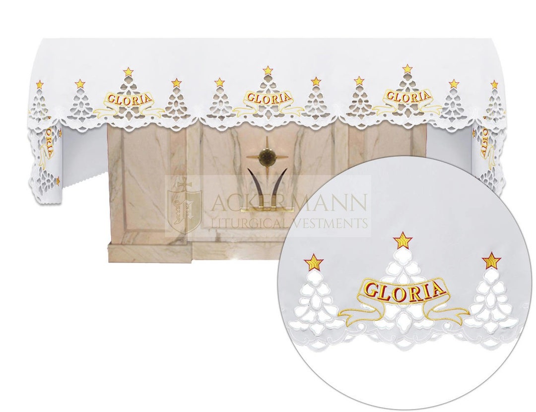 Church Altar Cloth Gloria,accessories for Church Celebrations,catholic ...