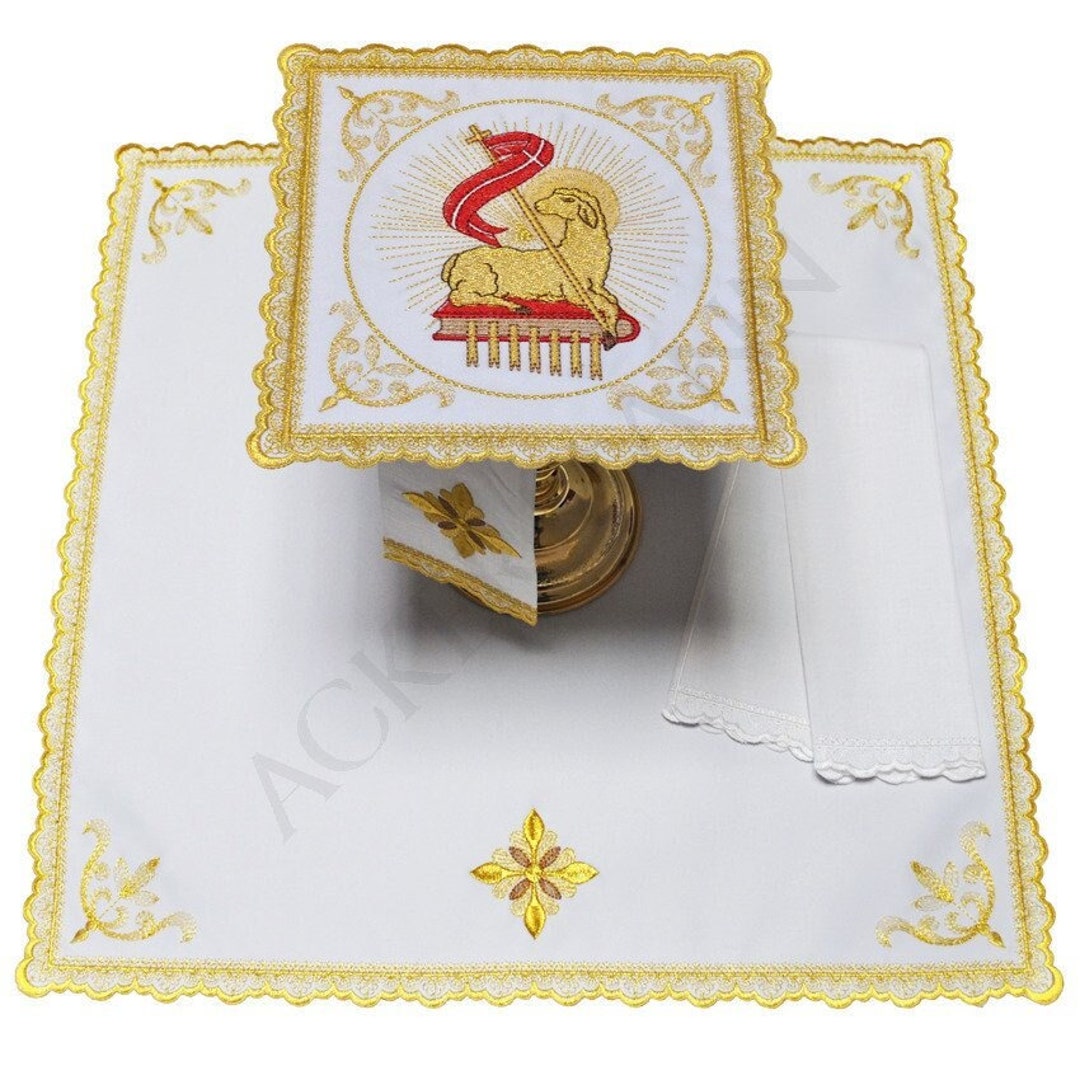 Altar Linen Lamb of God,accessories for Church Celebrations,full Set ...
