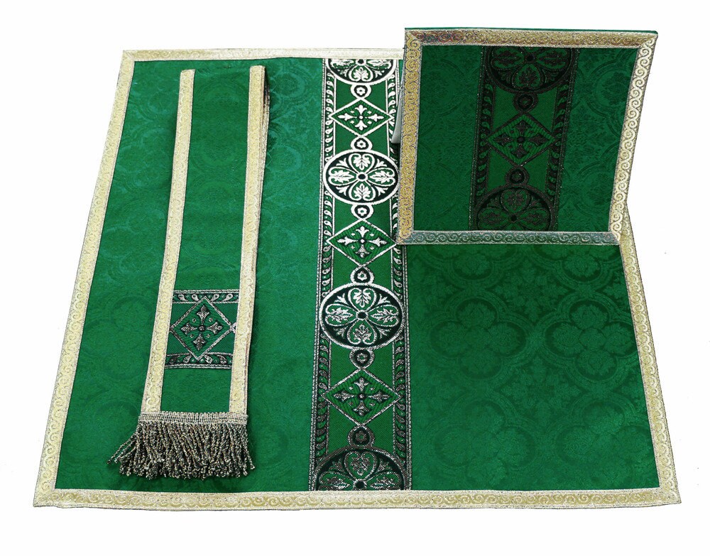 Burse, Maniple and Chalice Veil,colors White, Green, Purple, Red,black ...