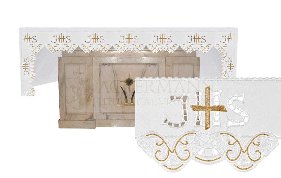 Church Altar Cloth Ihs,accessories for Church Celebrations,catholic ...