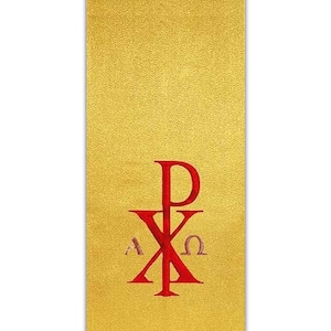 Lectern Hanging Church Chi-rho Colors White,gold,accessories for Church ...