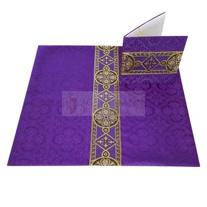 Set of 6 Burses and Chalice Veils,four Colors Set White, Green, Purple ...
