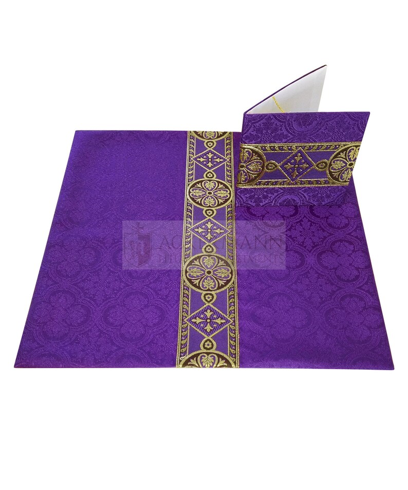 Set of 6 Burses and Chalice Veils,four Colors Set White, Green, Purple ...