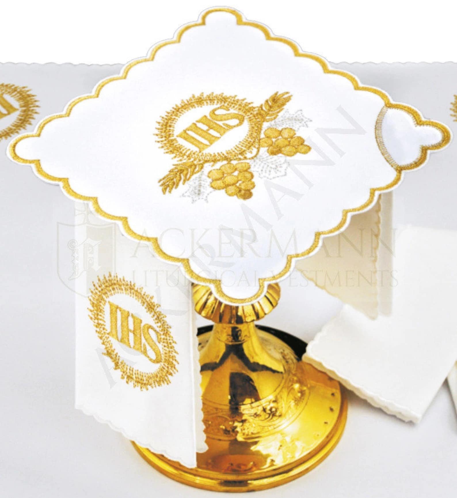 Altar Linen Ihs,accessories for Church Celebrations,full Set Pall ...