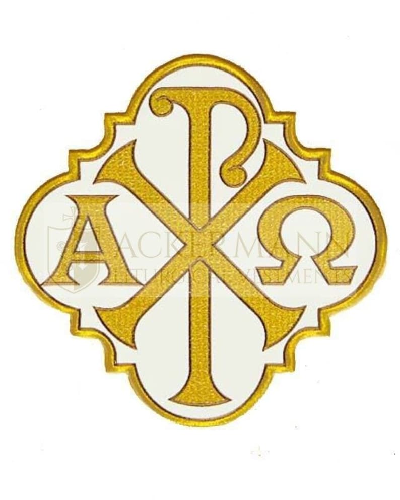 Embroidered Applique "px",liturgical Church Emblem,liturgical ...