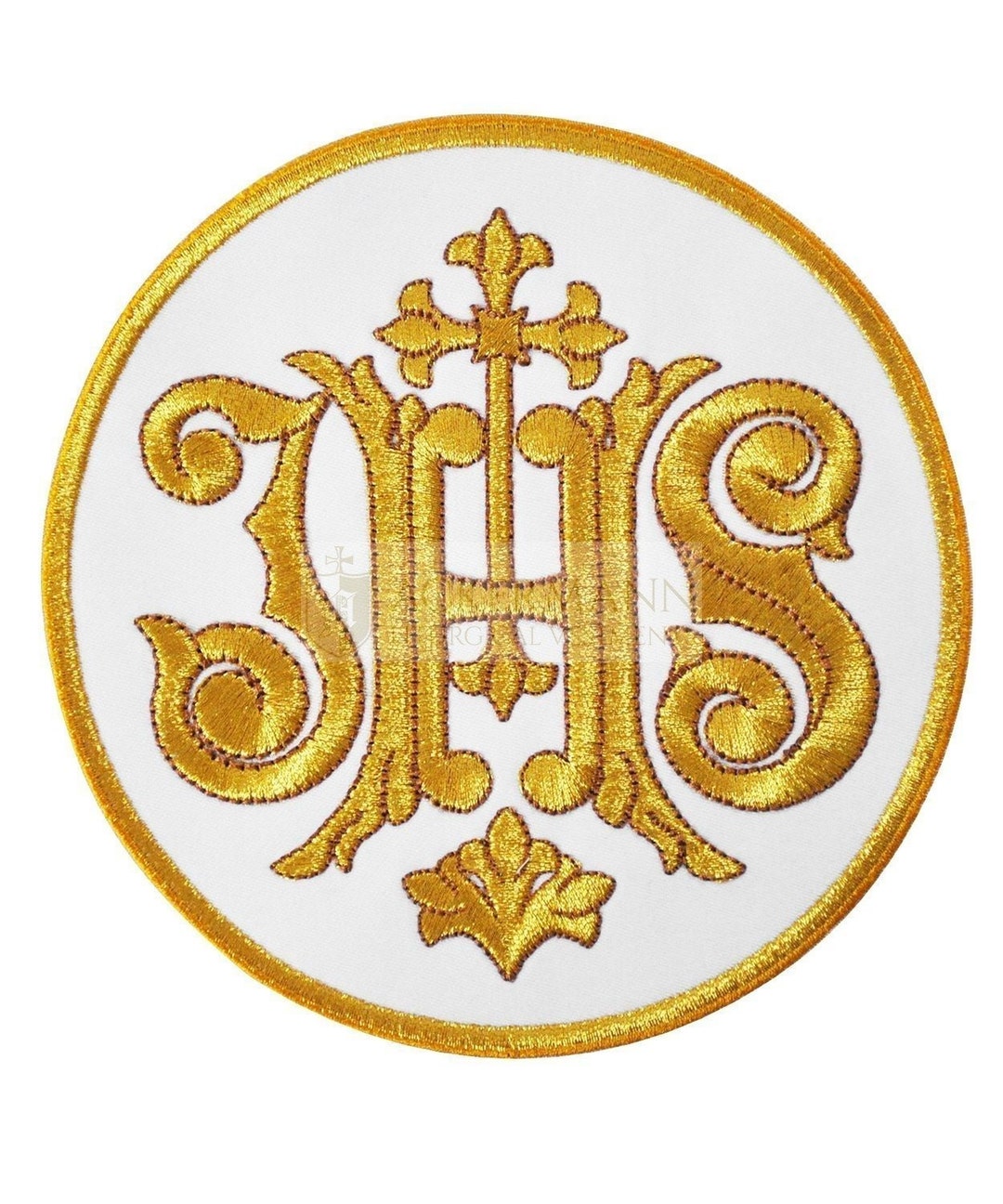 Embroidered Applique Ihs,liturgical Church Emblem,liturgical ...