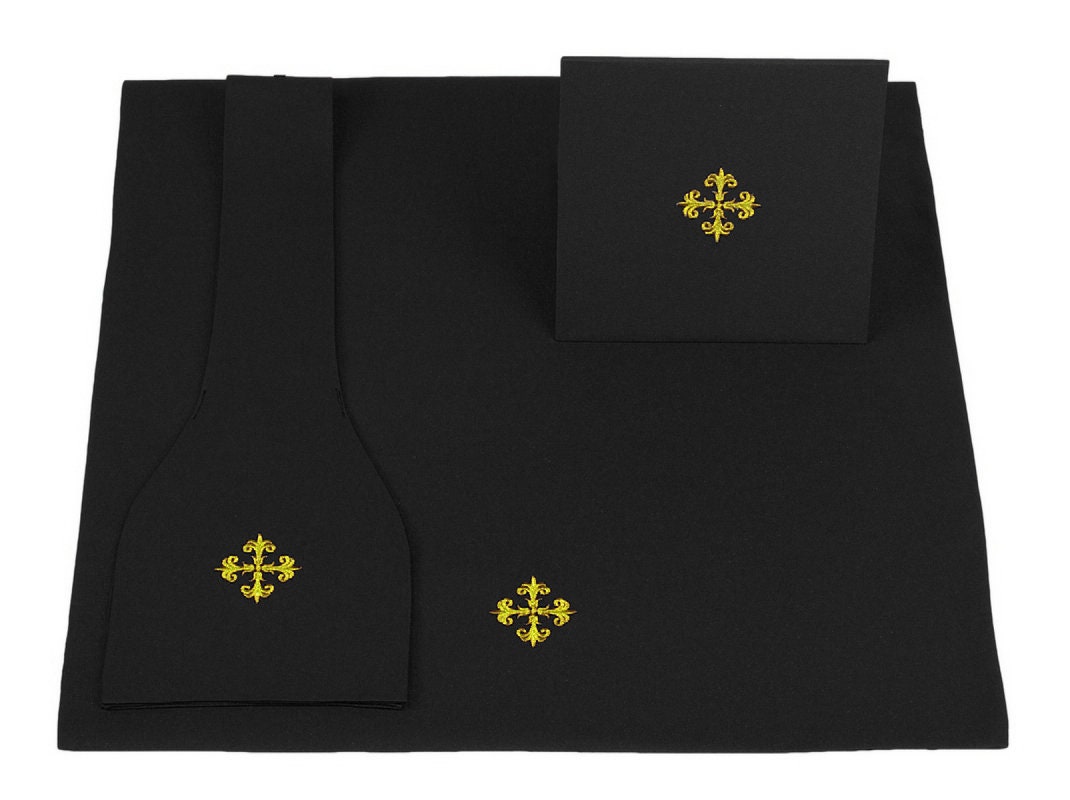 Burse, Maniple and Chalice Veil,colors White, Green, Purple, Red,black ...