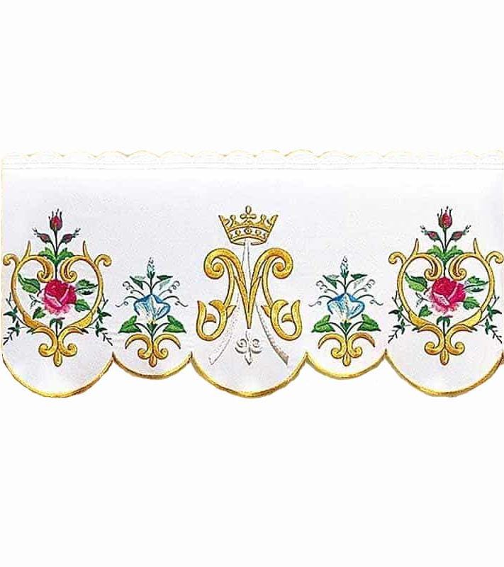 Altar Lace Embroidered,church Tablecloth Lace Marian,catholic Altar ...