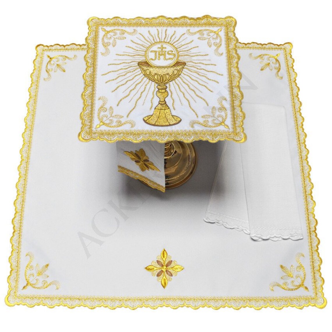 Altar Linen,accessories for Church Celebrations,full Set Pall,cotton ...