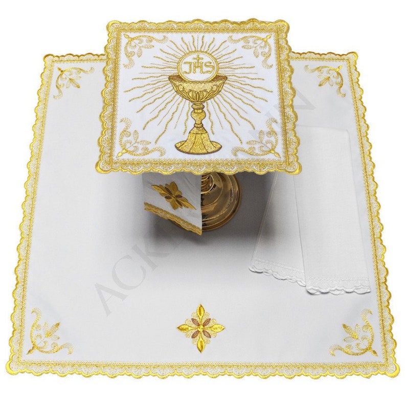 Altar Linen,accessories for Church Celebrations,full Set Pall,cotton ...