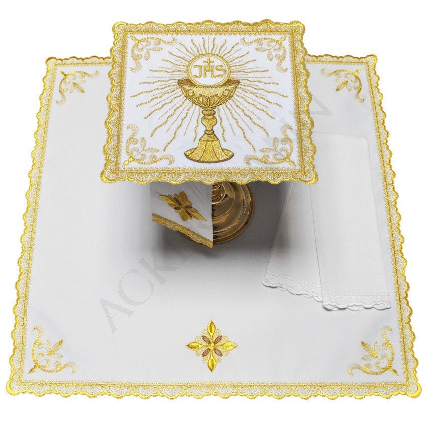 Altar Linen,accessories for Church Celebrations,full Set Pall,cotton ...