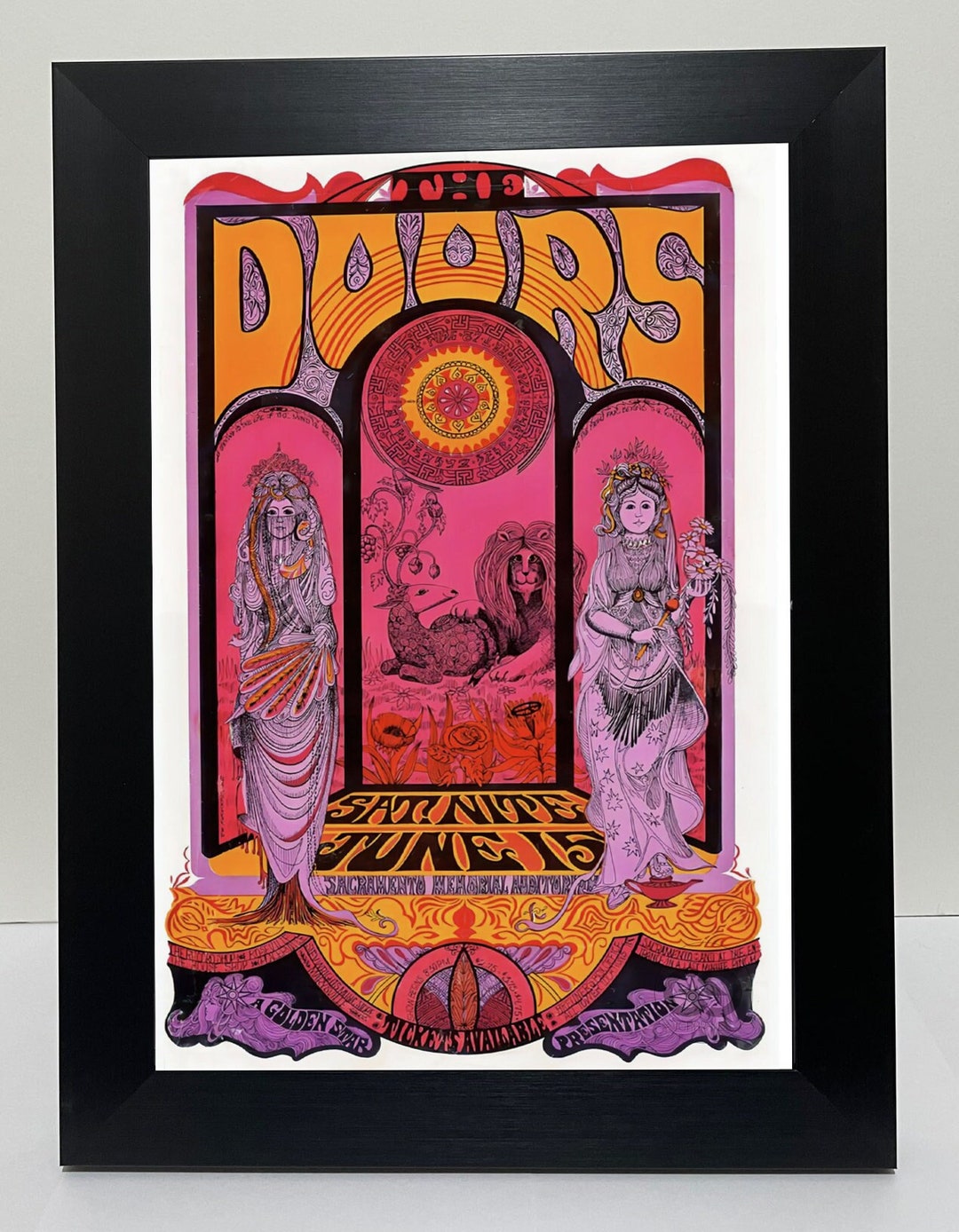 The Doors Sacramento Memorial Auditorium Framed or Unframed ...