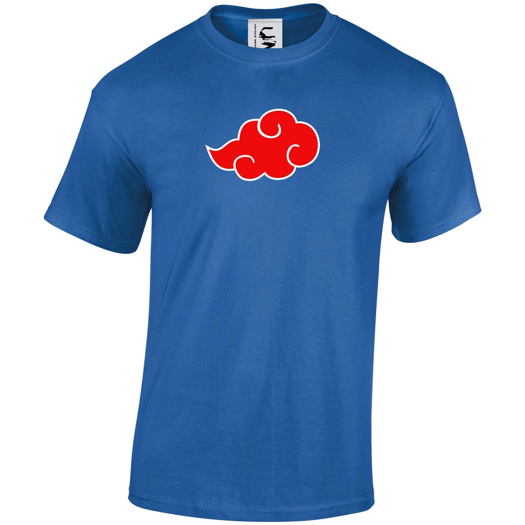 Anime Naruto Akatsuki Red Cloud Cloak Japanese T-shirt Adults, Teens ...