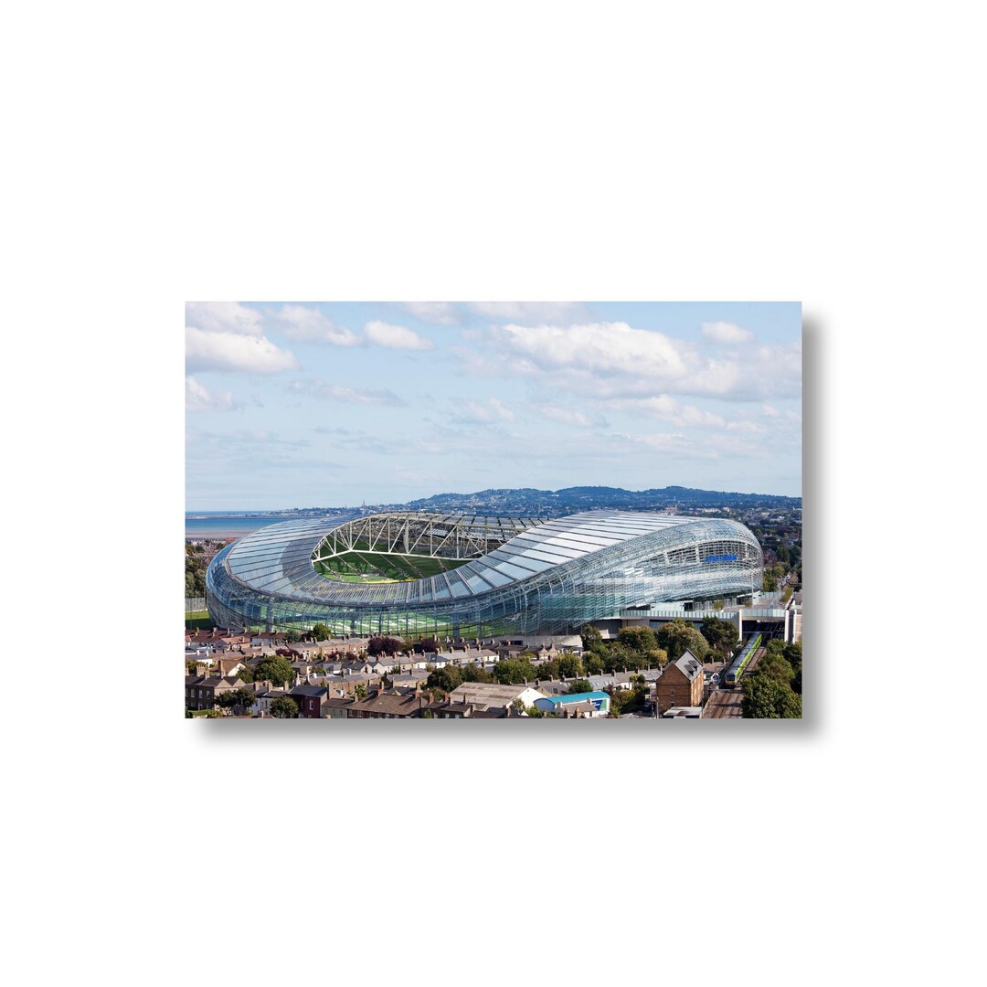 Aviva Rugby Stadium Dublin Poster, Framed or Unframed Wall Art, Ireland ...