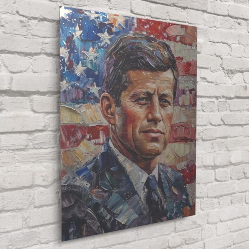John F. Kennedy Pop Art Print – Iconic Presidential Portrait With ...