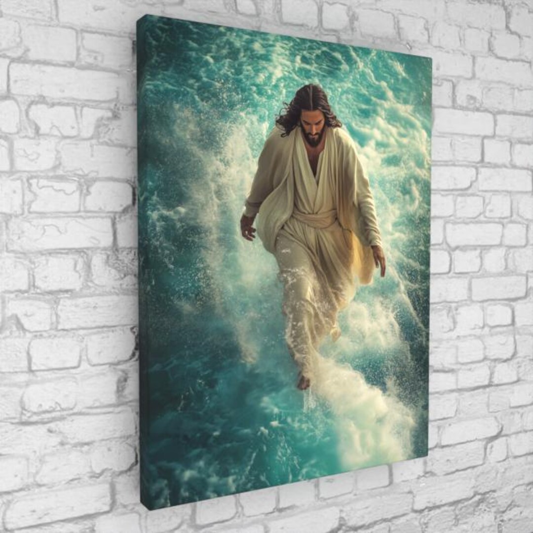 Ripple of Redemption – Christian Wall Art | Peaceful Jesus Christ ...
