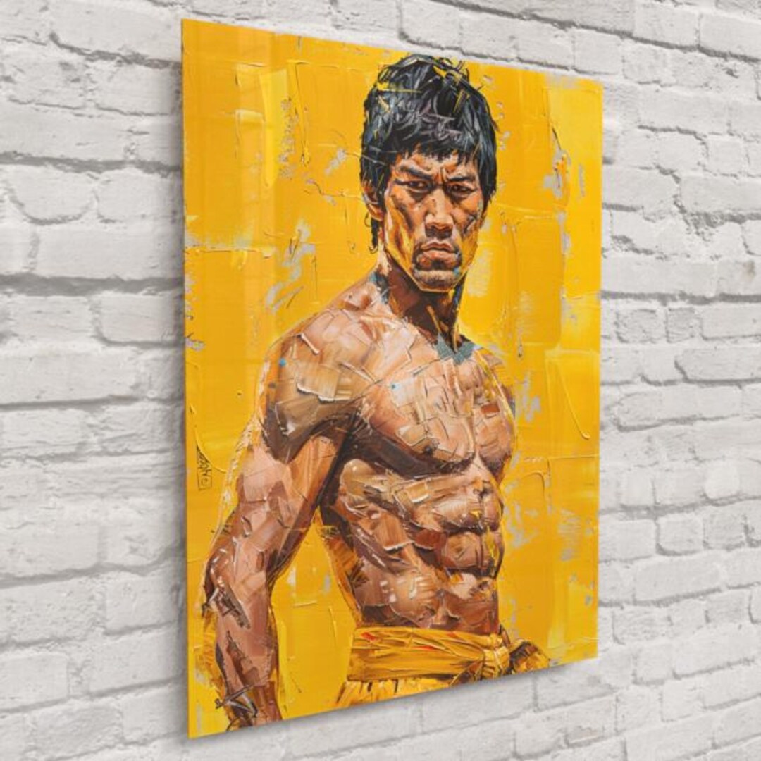 Bruce Lee Pop Art Print – Vintage Martial Arts Wall Art, Action Hero ...