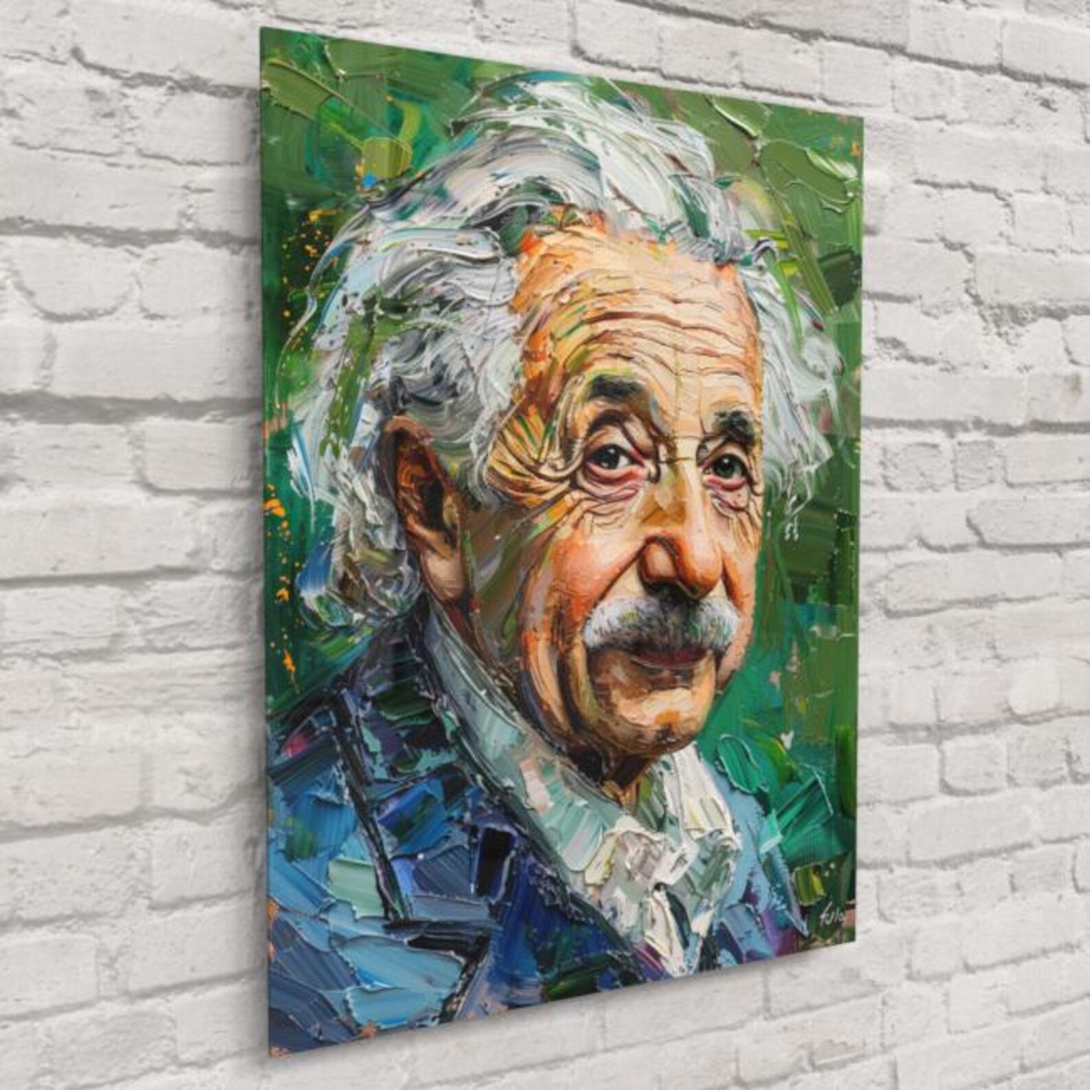 Albert Einstein Pop Art Print – Science Icon Wall Art, Genius Physicist ...