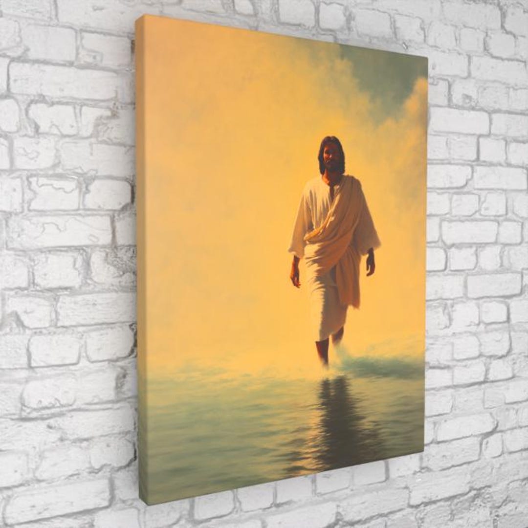 Grace Over the Horizon – Christian Wall Art | Peaceful Jesus Christ ...