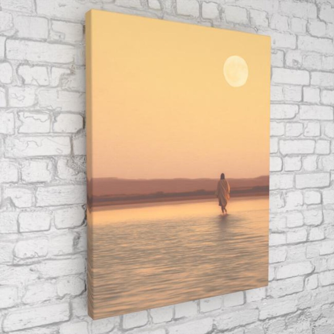 Tears and Tides – Christian Wall Art | Peaceful Jesus Christ Artwork ...