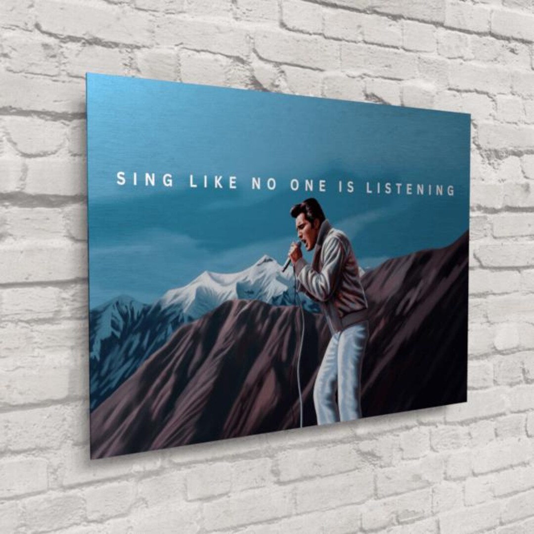 Sing Like No One is Listening Number Three - Motivational Art Collection - Inspirational Quotes ...