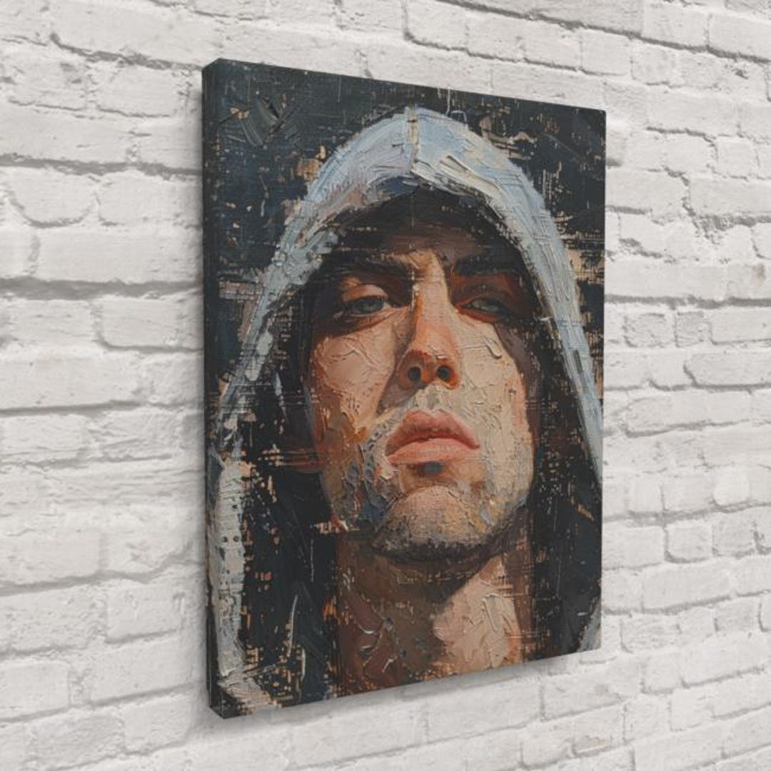Eminem Pop Art Print – Iconic Rap Legend Wall Art , Vintage Hip Hop ...