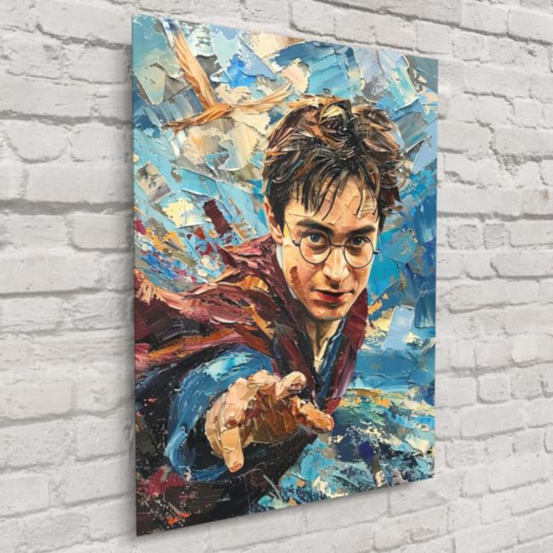 Harry Potter Pop Art Print – Iconic Wizard Portrait, Magical Decor ...