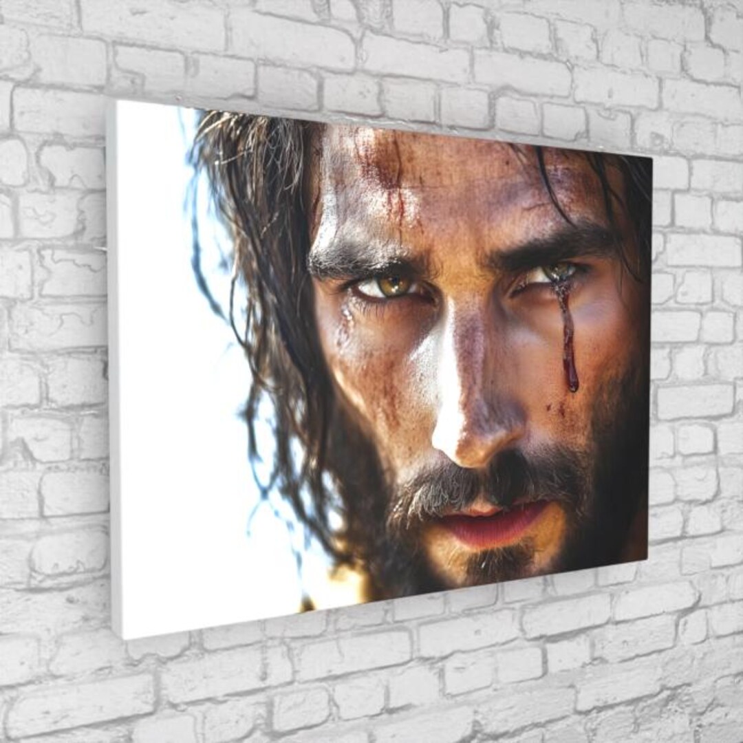 Eternal Crown, Mortal Brow – Christian Wall Art | Peaceful Jesus Christ ...