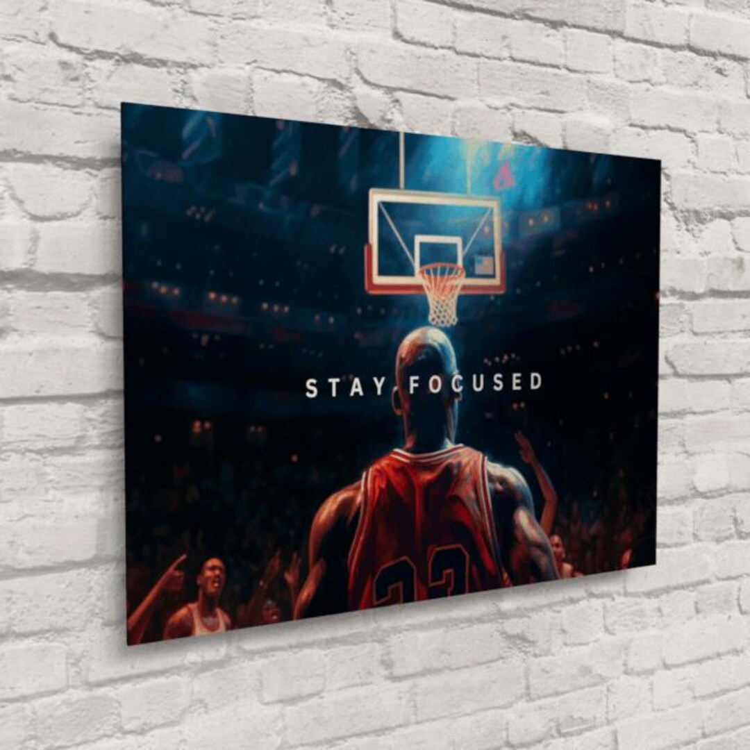 STAY FOCUSED - Motivational Art Collection - Inspirational Quotes Wall ...