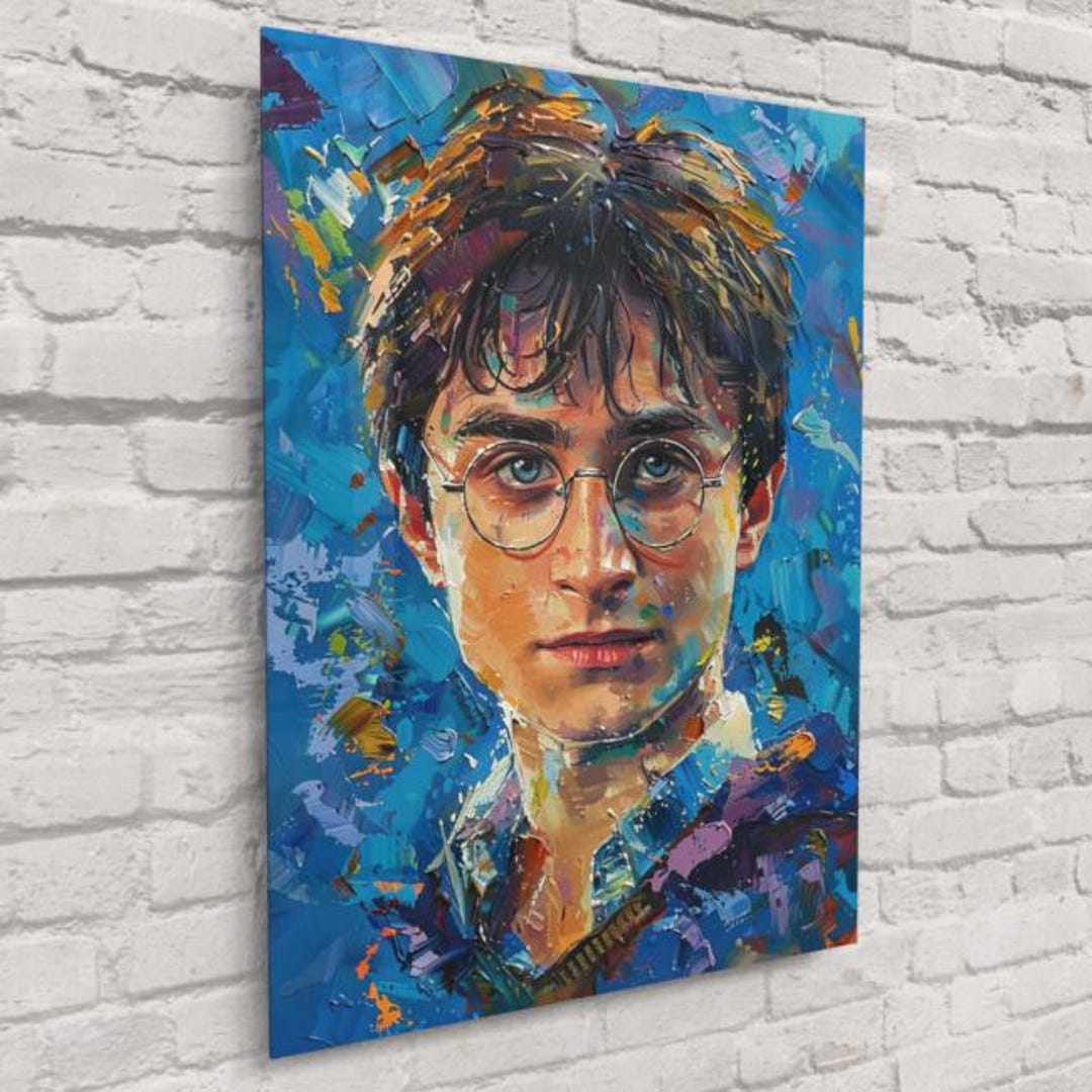 Abstract Harry Potter Art Print – Iconic Wizard Portrait, Magical Decor ...