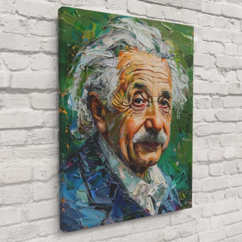 Albert Einstein Pop Art Print – Science Icon Wall Art, Genius Physicist ...