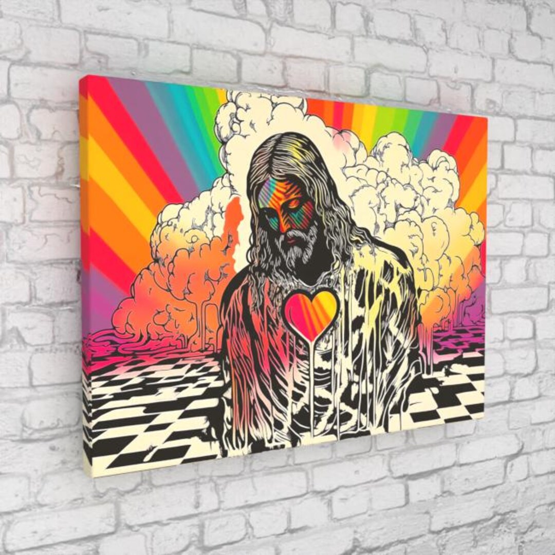 The Color of Mercy – Christian Wall Art | Peaceful Jesus Christ Artwork ...