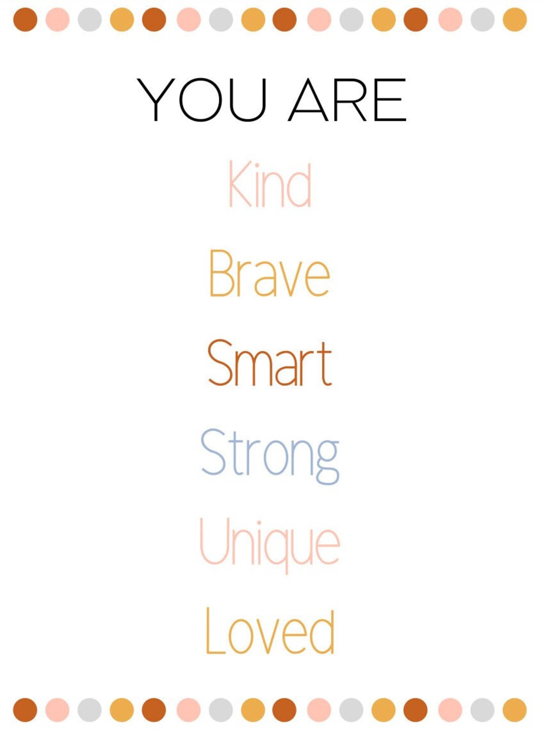 Digital Print-positive Classroom Poster - Etsy