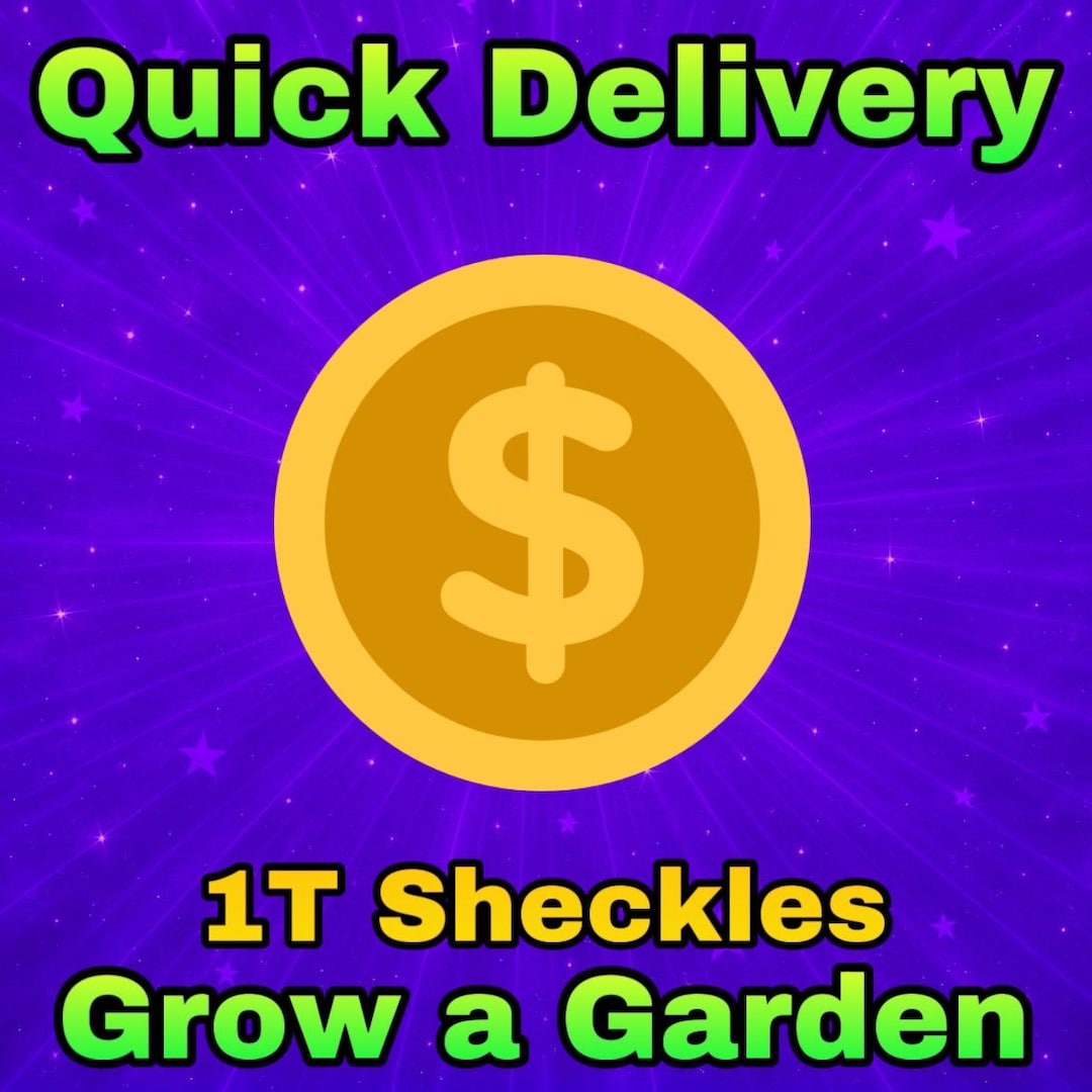 1 Trillion Sheckles | Grow A Garden - Quick Delivery - Etsy