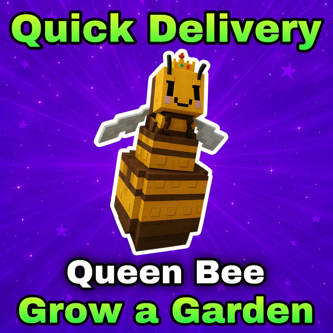 Queen Bee | Grow A Garden - Quick Delivery - Etsy