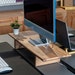 Wooden Monitor Stand, Monitor Riser, Computer Display Stand, Monitor ...