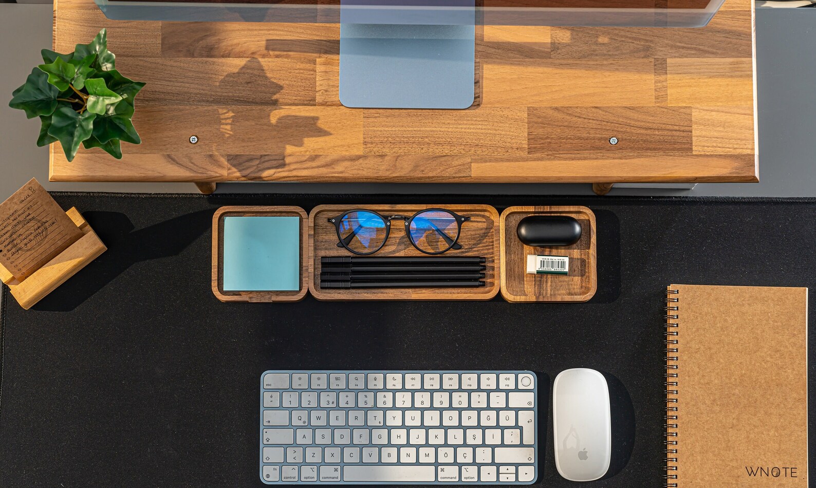 Wooden Monitor Stand Monitor Riser Computer Display Stand - Etsy