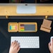 Large Wooden Tray, Catch All Tray, Desk Organization Set, Wooden Desk ...