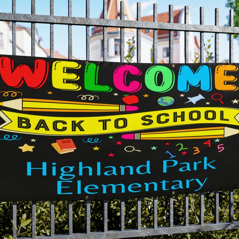 Welcome Back Sign - Etsy