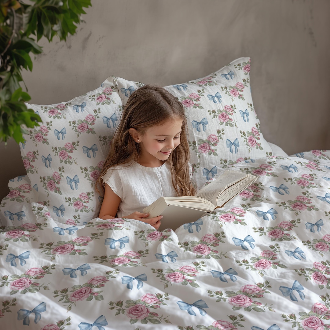 Coquette Bedding Coquette Duvet Cover Coquette Bedroom Decor Rose Duvet ...