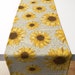 Sunflower Table Runner Sunflower Decoration Sunflower Decor Sunflower ...