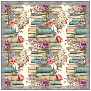 Book Theme Napkins Book Lover Gift Book Themed Wedding Napkins Book ...