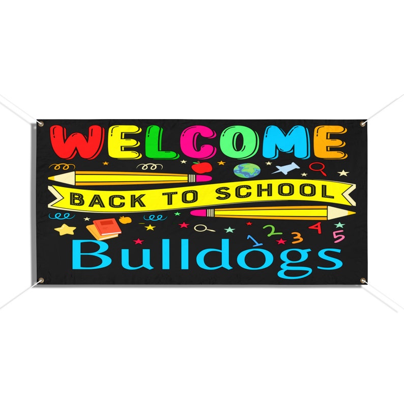Welcome Back to School Custom Banner Back to School Banner Custom ...