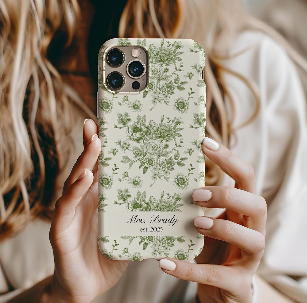 Mrs Phone Case French Country Phone Case Bride French Toile Phone Case ...
