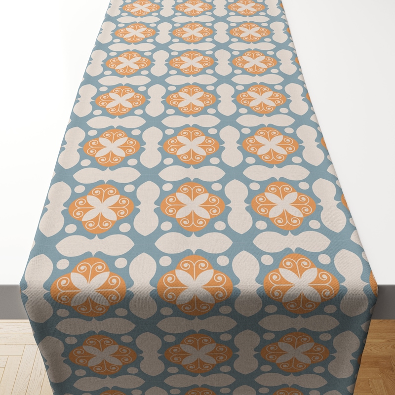 Orange Table Runner - Etsy